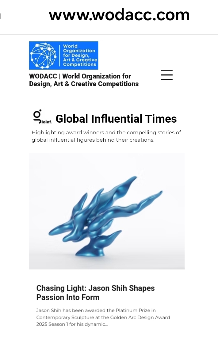 英國WODACC – Global Influential Times – Jason SHIH 施承澤 /藝術創作